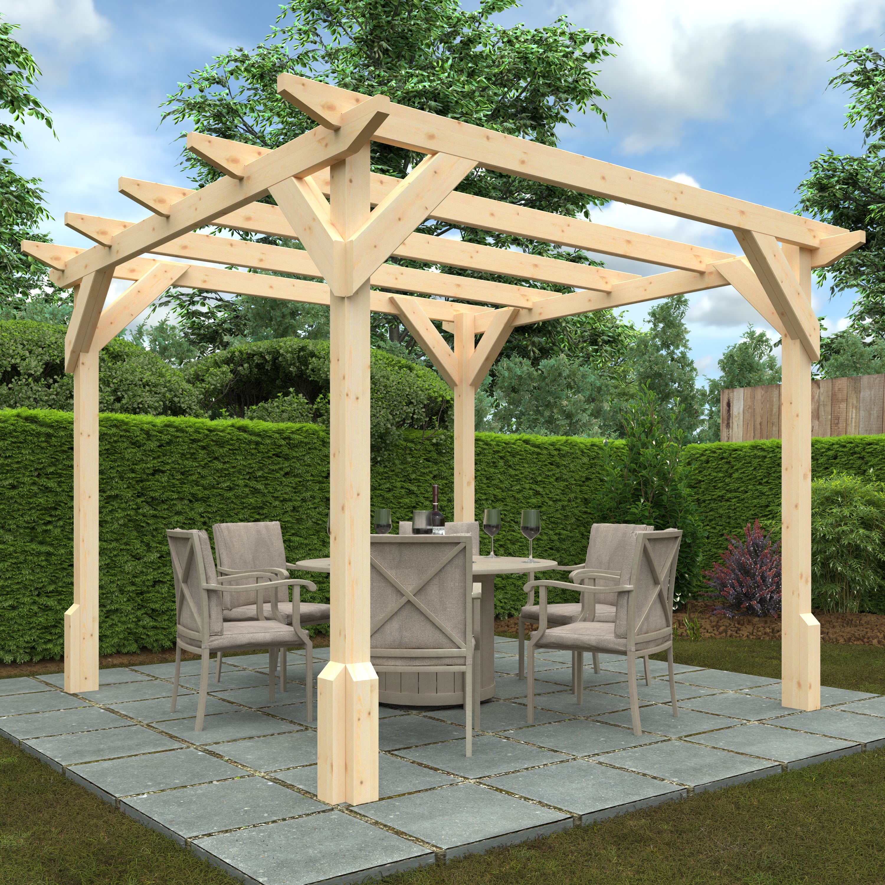 The Garden Pergola | DW Fencing