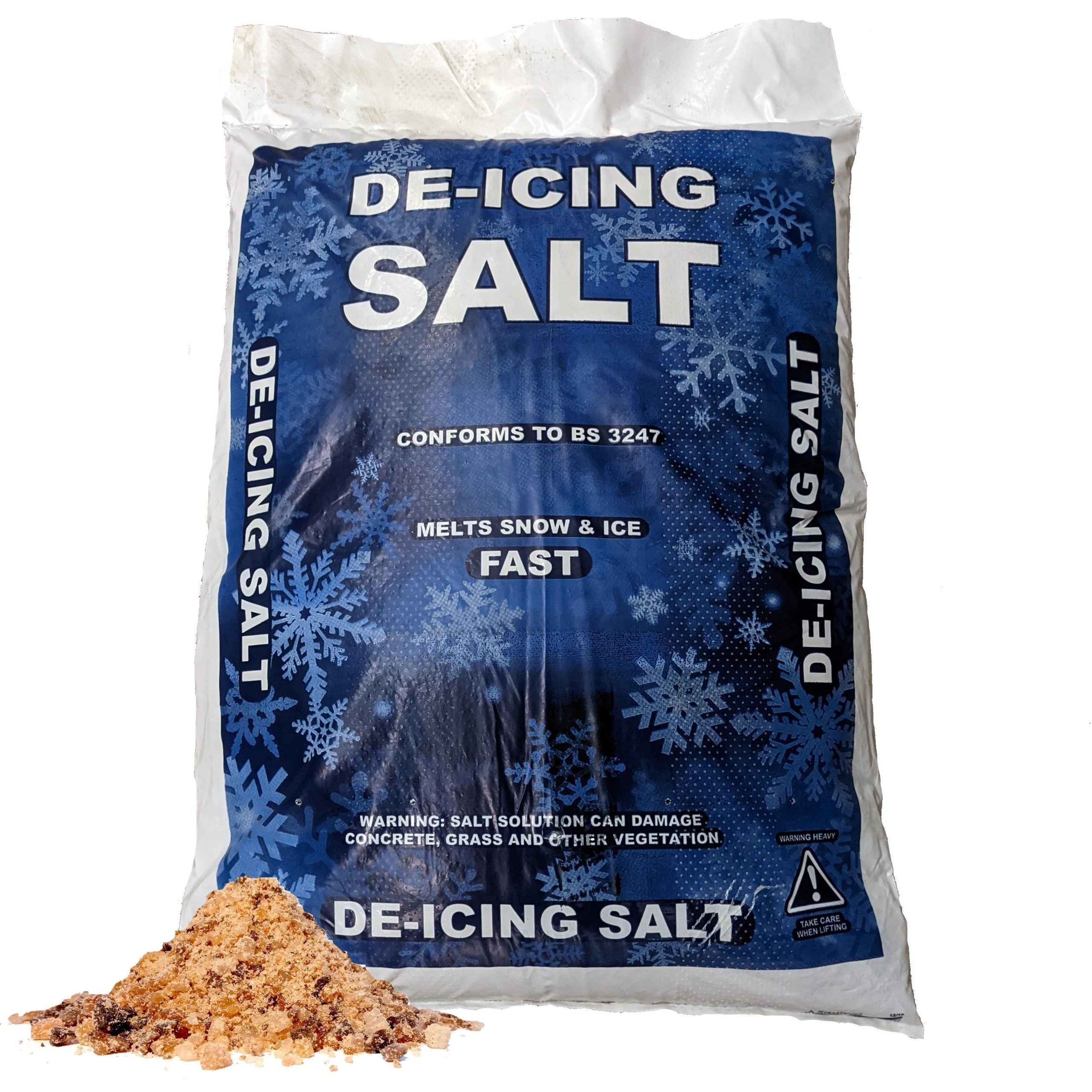 De-Icing Brown Rock Salt Pre-Packed 20kg | DW Fencing