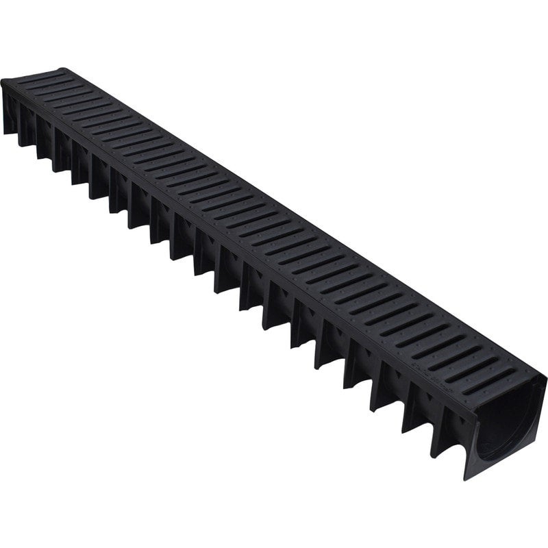 Drain Channel & Plastic Grating 1m | DW Fencing